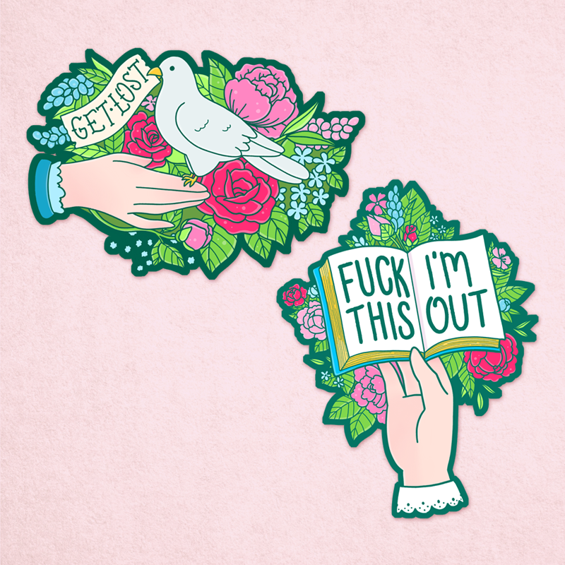 Victorian Sass Sticker Pack – Shop I Am Luna Sol